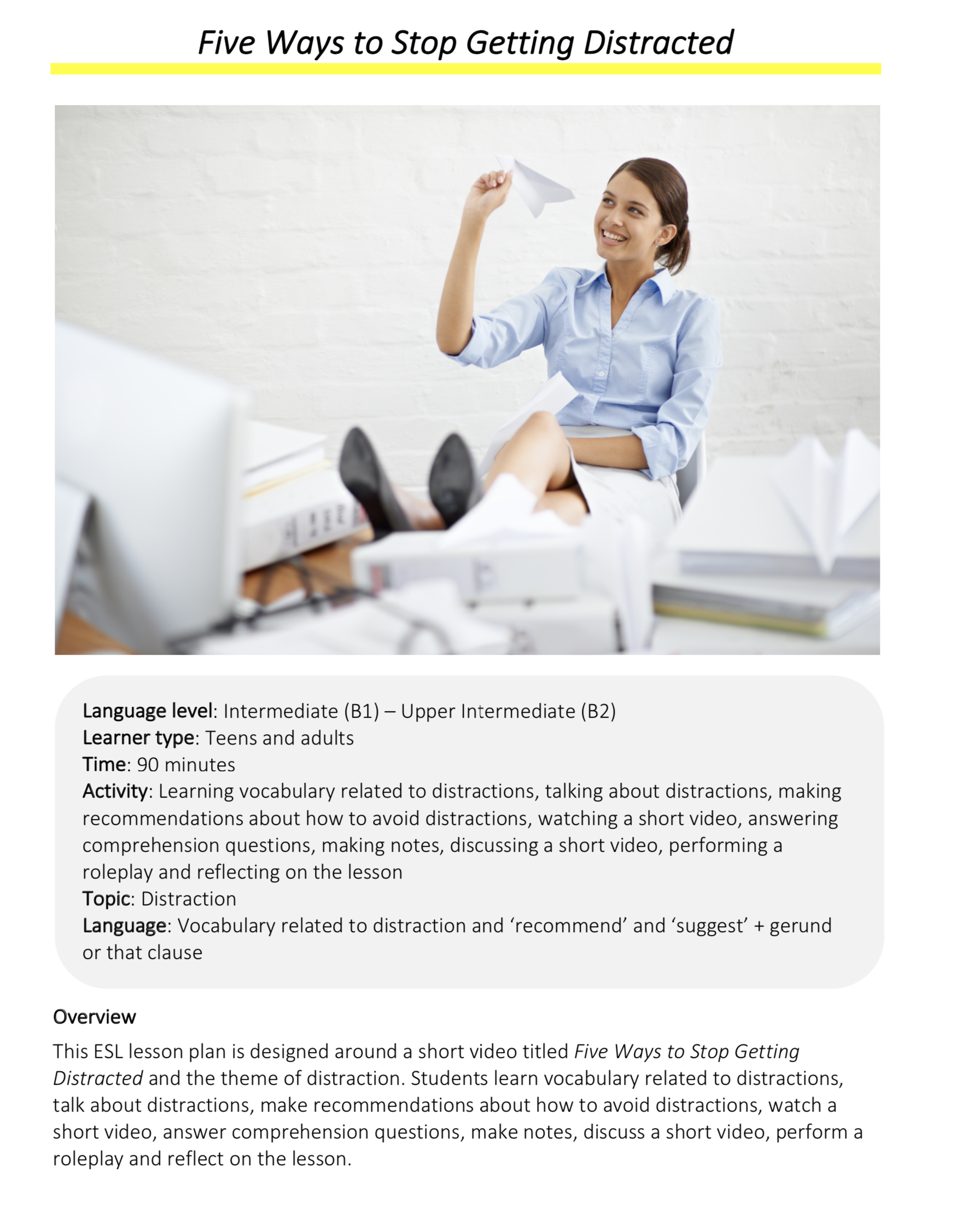 Five Ways To Stop Getting Distracted